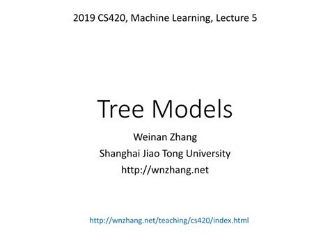 Pdf Tree Models Teachingcs420slides5 Tree