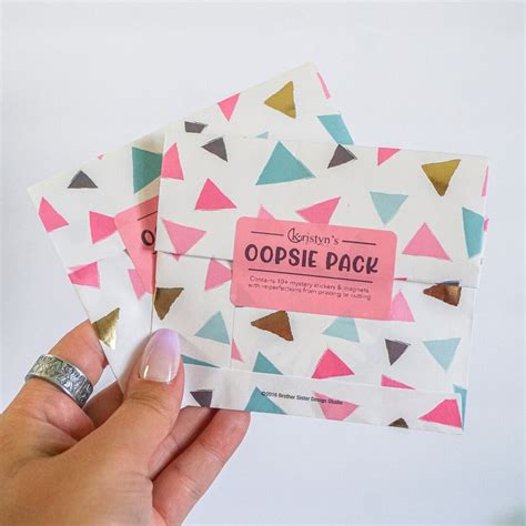 Oopsie Pack 10 Mystery Items Bundle Of Imperfect Stickers And