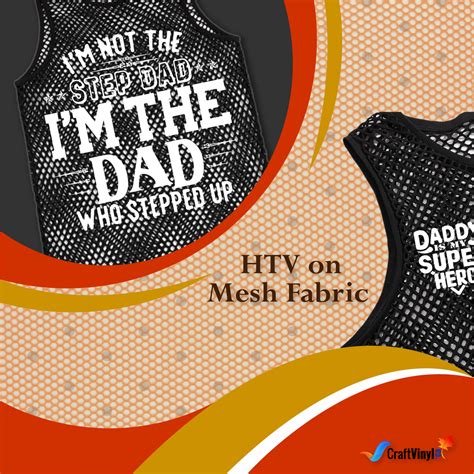 Heat Transfer Vinyl On Mesh Fabric Craft Vinyl