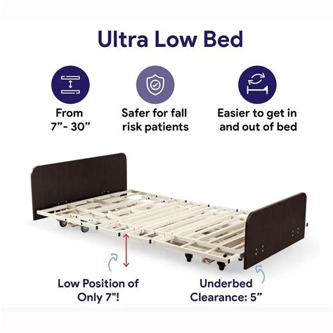 Medacure Ultra Low Hi Low Hospital Bed Express Hospital Beds