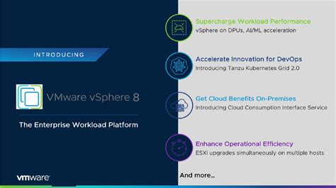 VMware VSphere 8 VSAN 8 And VMware Cloud Foundation Released New Features