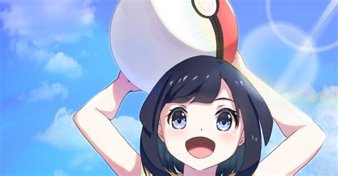 ポケモン 水着ミヅキ 葱味噌リクはお題箱のイラスト Pixiv