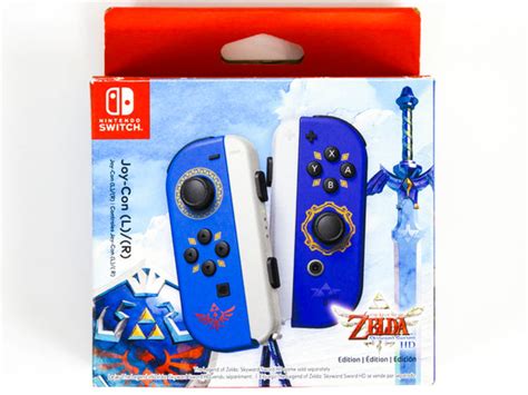 Joy Con The Legend Of Zelda Skyward Sword Hd Edition Nintendo Switch