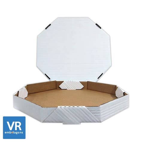 Caixa De Pizza Oitavada 25 X 25 X 5 30 Unidades Broto Shopee