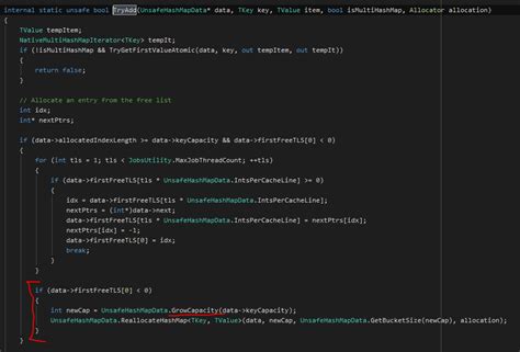 Nativemultihashmap Capacity Unity Engine Unity Discussions