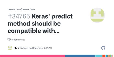 Keras Predict Method Should Be Compatible With Tensorflow Probability