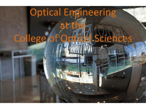 Optical Engineering Overview Mb