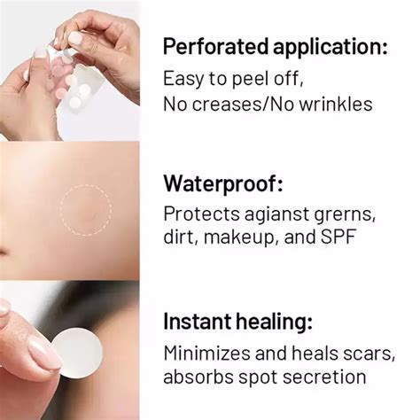 Oem And Odm Invisible Pimple Patch Factory Salicylic Acid Hydrocolloid