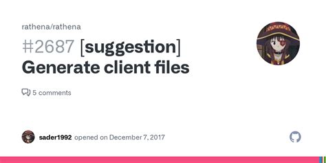 Suggestion Generate Client Files Issue Rathena Rathena Github