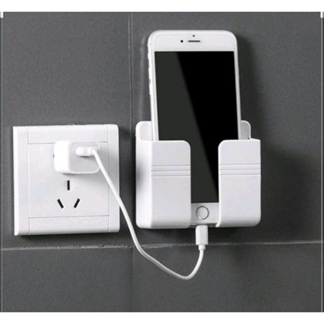 Jual RAK CHARGER 2 KAIT TEMPEL DINDING HOLDER TEMPEL DINDING 2 KAIT