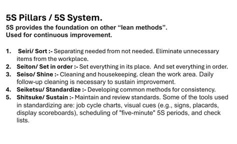 Mr Mayur Sanjay Gite On Linkedin What Is 5s Methodology 5s Is A