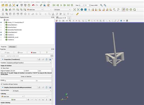 stl file tied to motions time series paraview support paraview