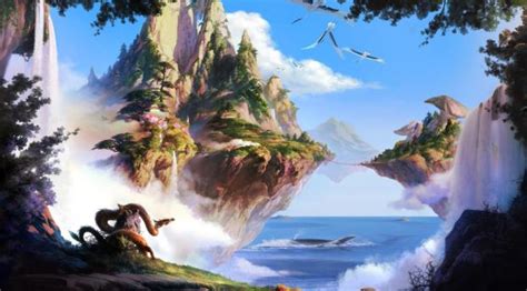 Island Sea Sky Wallpaper Hd Fantasy 4k Wallpapers Images And