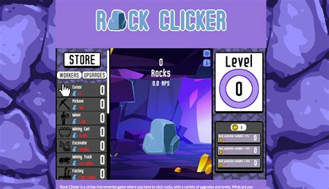 Web Version Rock Clicker By Marcet