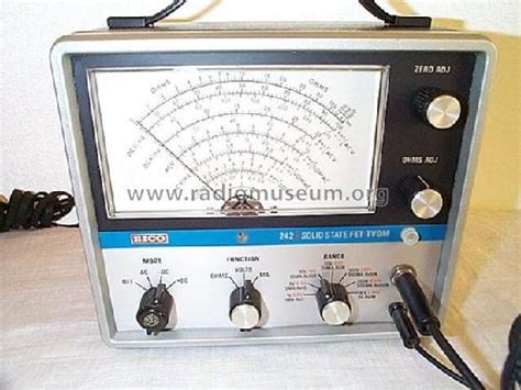 Eico 242 Kit Voltmeter Fet Tvom Equipment Eico Electronic