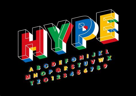 Premium Vector 3d Resample Font Effect Vector