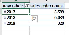 Excel Unable To Collapse Pivot Table Hierarchy Connected To Ssas