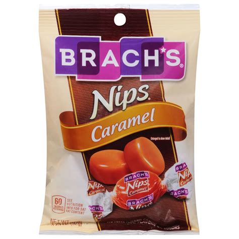Brachs Nips Caramel Hard Candy Fig App