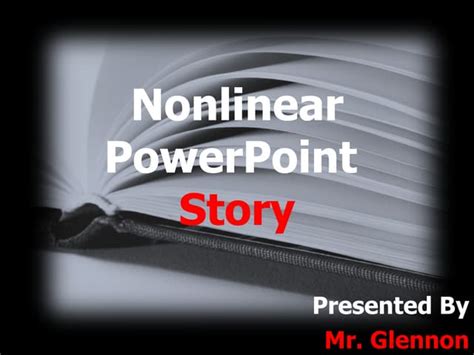 Nonlinear Power Point Story Ppt