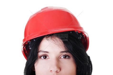 佩戴头盔的自信女工的肖像建造企业家员工工程安全女性帽子人士商务职业高清图片下载 正版图片320863933 摄图网