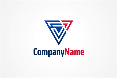 Free Logo V Triangle Logo