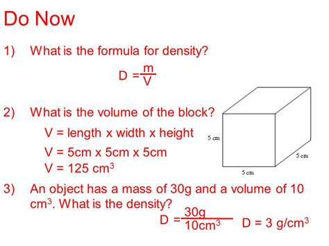 Density Formula