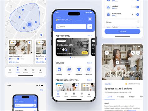 Laundry Service Mobile App Uiux Design Figma App Design By Insightlancer Medium