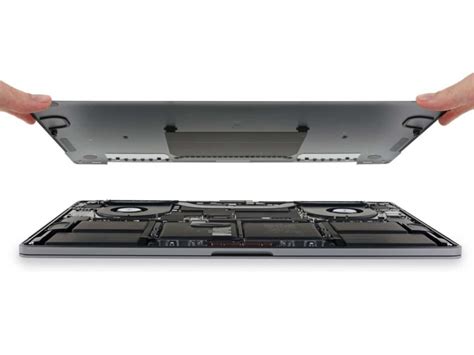 iFixit ชำแหละ MacBook Pro รน 16 นว แปนพมพกลไกใหม แผนระบายความรอนใหญขน ซอมยากเหมอนเดม