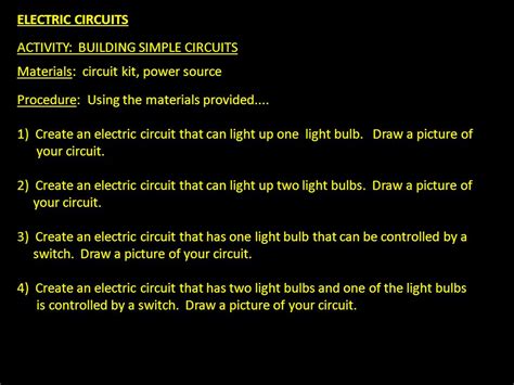 How To Make A Simple Electrical Circuit Without Switch Wiring Pedia