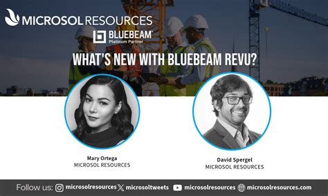 Partner Webinar Microsol Resources What S New With Bluebeam Revu Bluebeam Events