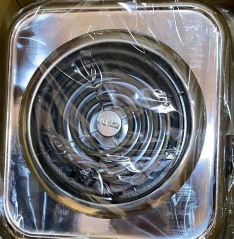 Electric Silver Stainless Steel Body Hot Plate For Cooking At Rs 950