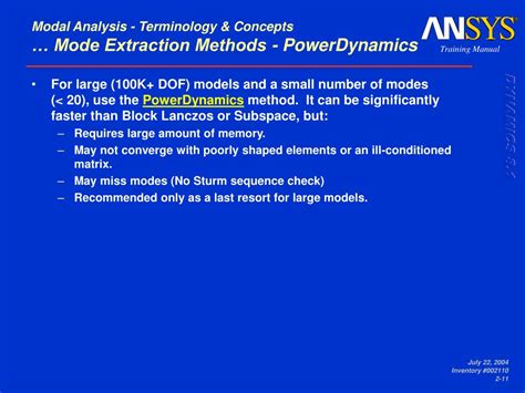 ppt modal analysis powerpoint presentation free download id 225083