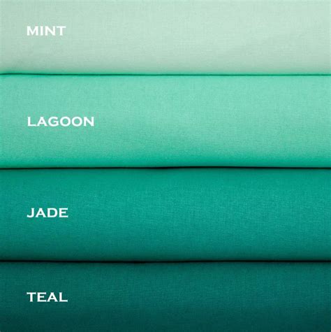 Green And Teal Color Palette Design