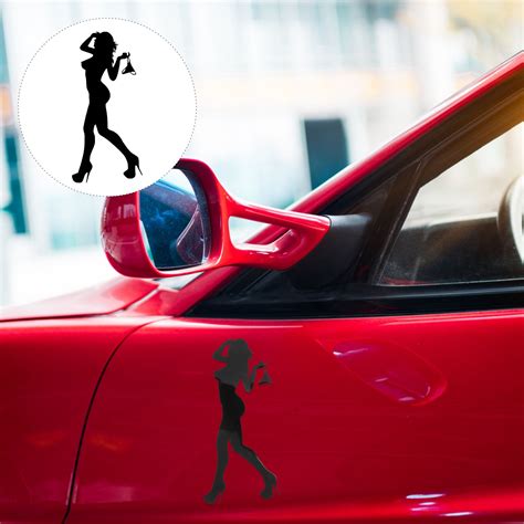 Car Sticker Sexy Lady Window Decal Vinylstickers Decals Girl Naked Silhouette Men Funny Cut