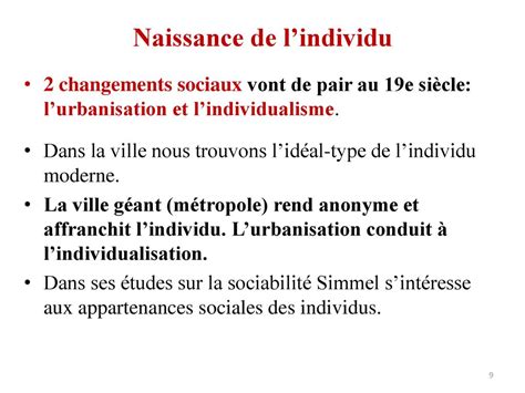 GEORG SIMMEL Sociologie des formes sociaux ppt télécharger