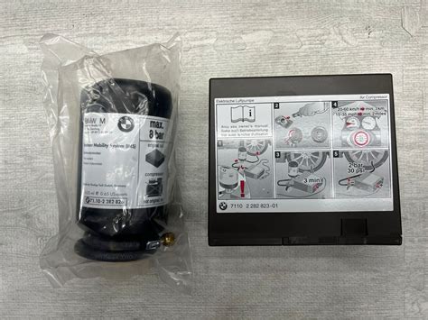 01 06 Bmw E46 M3 Emergency Tire Kit Air Compressor Inflating Run Flat
