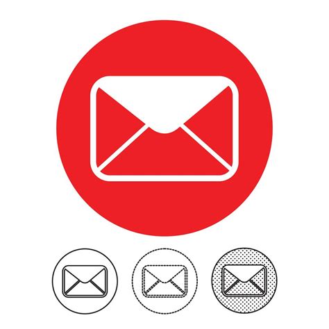 Vettore Dell Icona Di Posta Elettronica E Posta Elettronica 571633 Arte