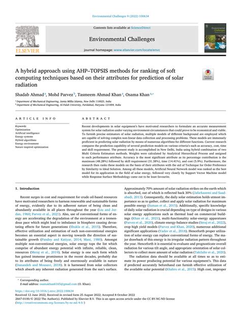 Pdf A Hybrid Approach Using Ahp Topsis Methods For Ranking Of Soft