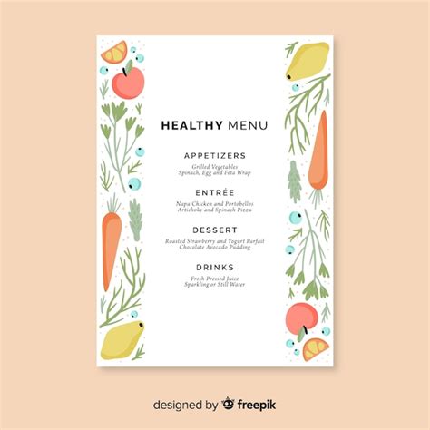 Gezond Menu Afbeeldingen Gratis Downloaden Op Freepik