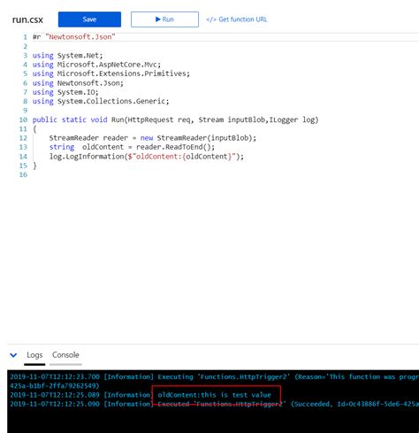 Access Azure Storage From C Azure Function Stack Overflow