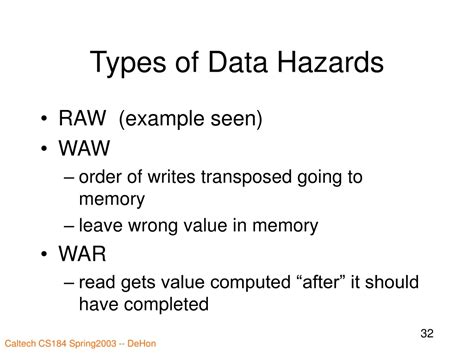 Ppt Cs184b Computer Architecture Abstractions And Optimizations
