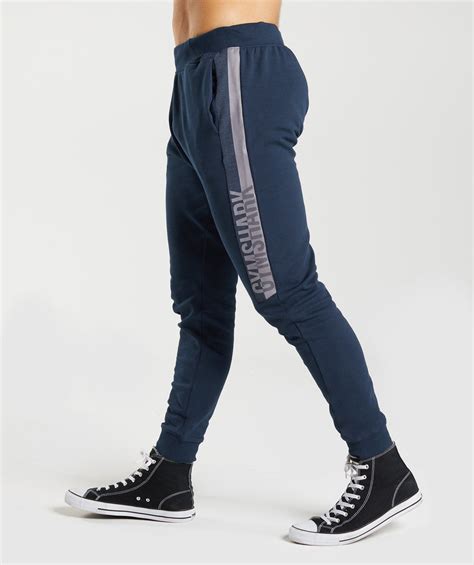 Gymshark Bold React Joggers Navy Gymshark