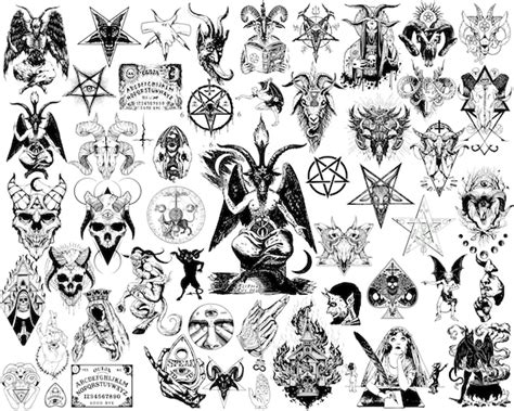 Satanic Symbols Tattoos