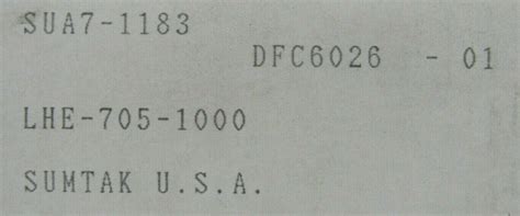 New Sumtak Lhe 705 1000 Encoder Lhe7051000 Sb Industrial Supply Inc