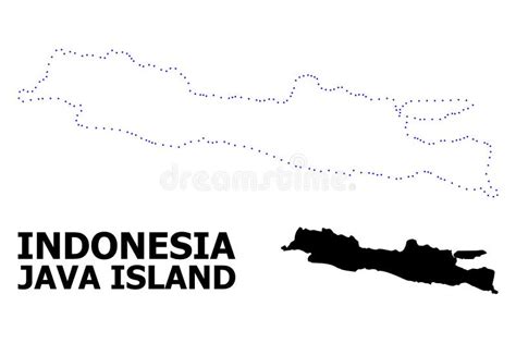 Java Island Map Vector Stock Vector Illustration Of Island 95211545