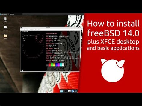 How To Install FreeBSD 14 0 Plus XFCE Desktop And Basic Applications Linux Punx