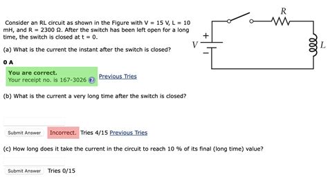 Solved Consider An Rl Circuit As Shown In The Figure With Chegg