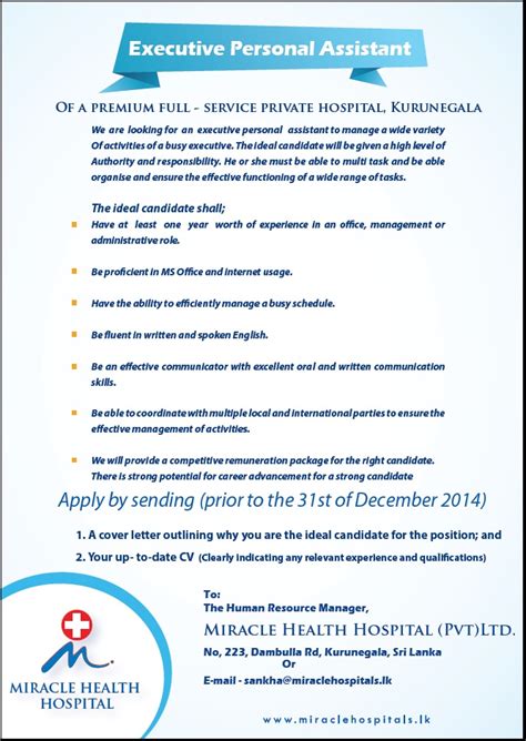 Executive Personal Assistant