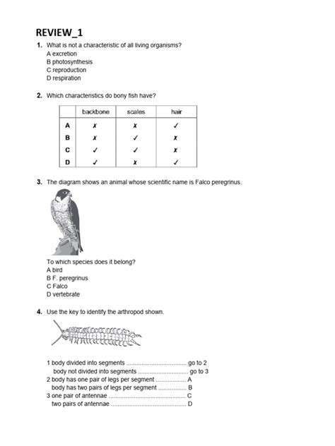 Igcse Bio Exercise Pdf