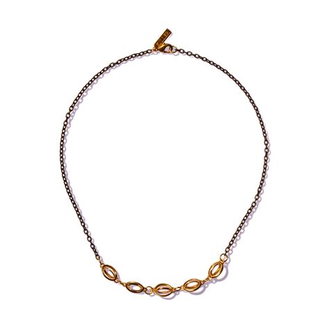Encompass Ellipse Linked Collar Brass Kller Collection